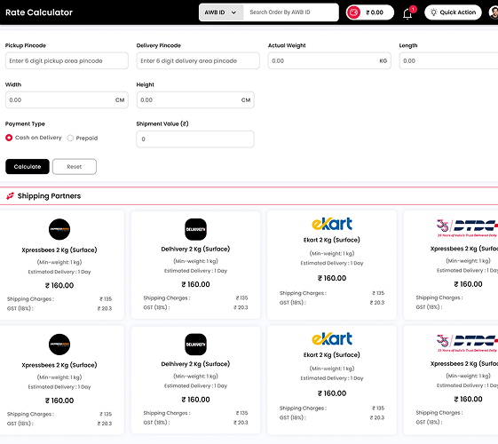 Shipping Xpress – Smart Shipping Solution with Multiple Courier Partners